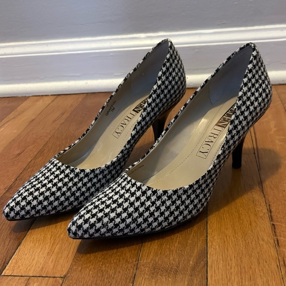 Ellen Tracy | Shoes | Ellen Tracy Check Pattern Heel | Poshmark